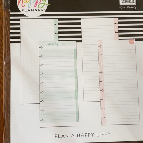 The Happy Planner | Office | Nwt Happy Planner Menu Planner Set | Poshmark